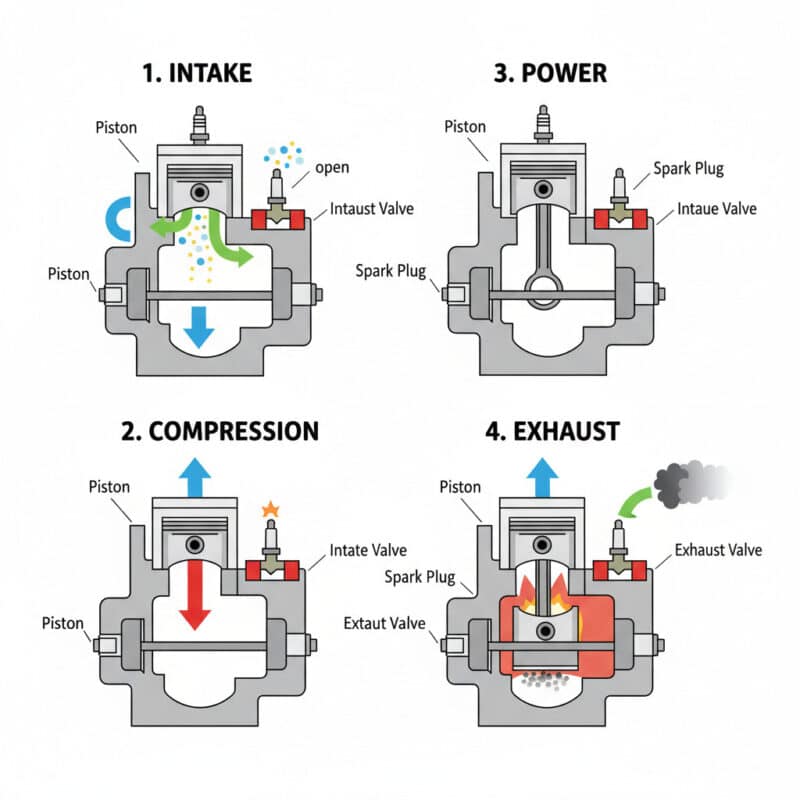 Two-stroke vs Four-stroke Engines: The Rivalry