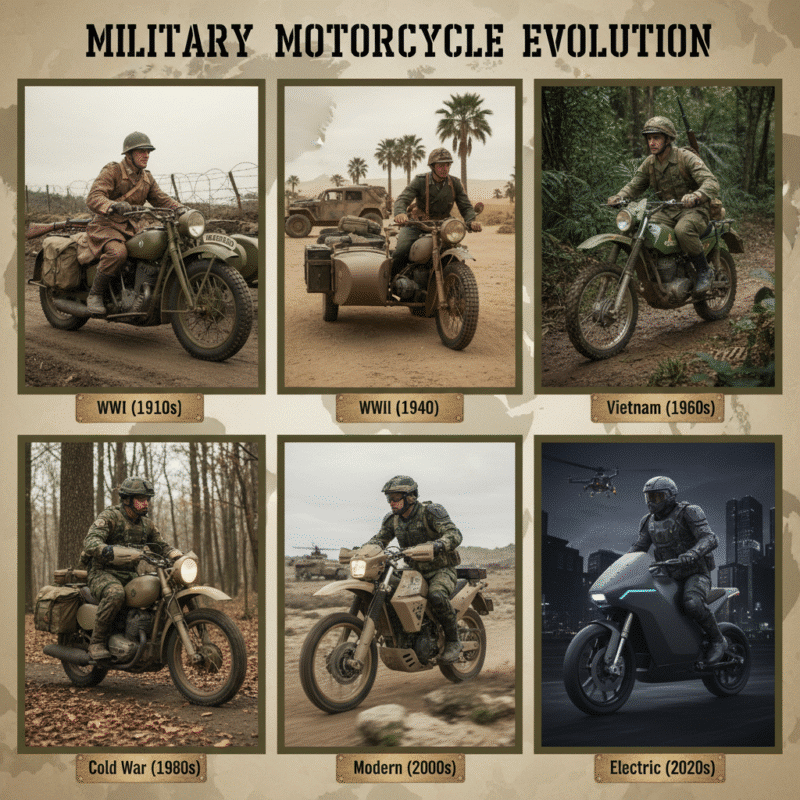 Motorcycles in Military History: Their Crucial Role!